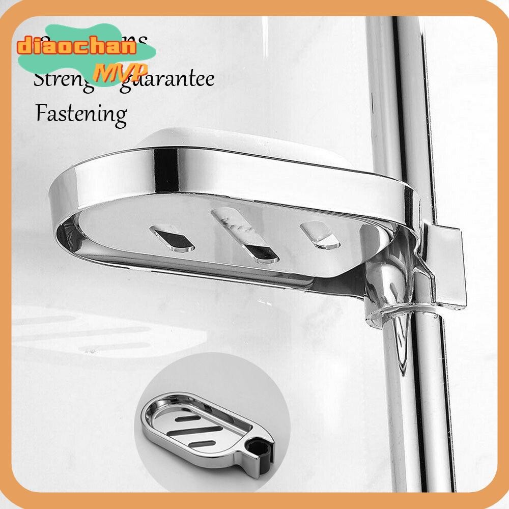 DIACHAMY Soap Dishes Bathroom Gadget Silver Adjustable Rail Slide ...