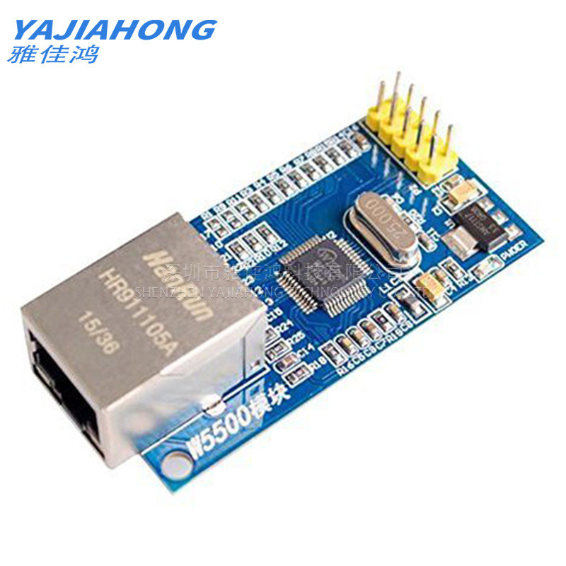 W5500 Ethernet Module Hardware TCP/IP Agreement Stack 51/STM32 Drive Development Board | Shopee ...