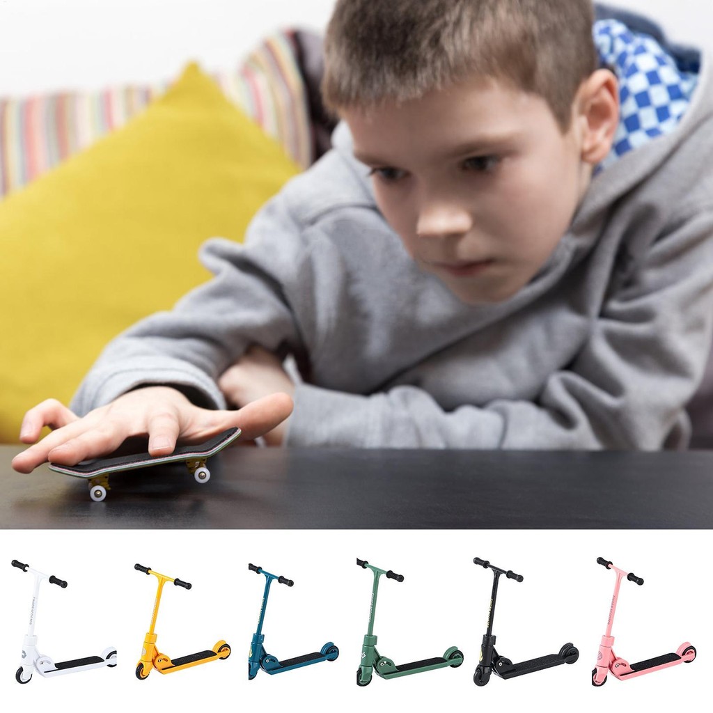 Finger Scooter Foldable Small T-Type Kick Scooter With Brake For Finger ...