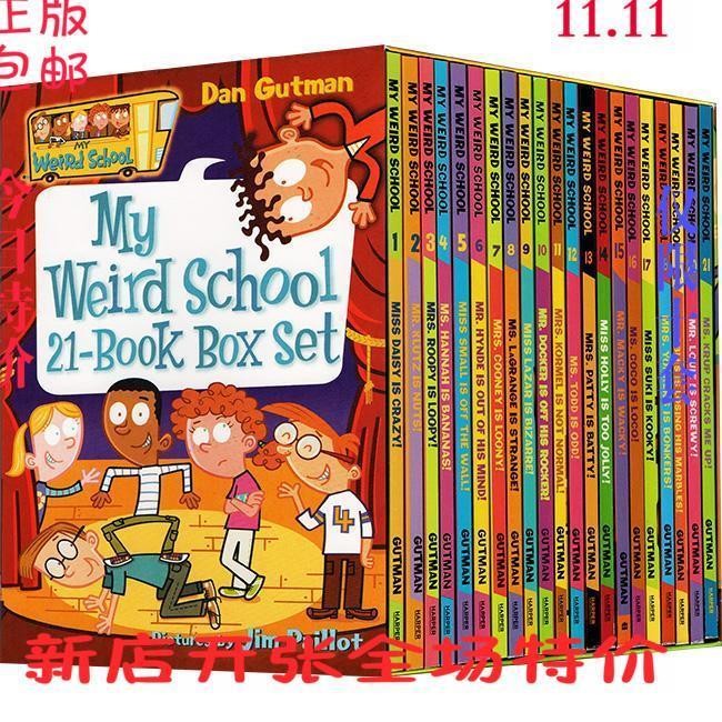 (Malaysia Spot) English Picture Book of My Weird School Season 1 Box ...