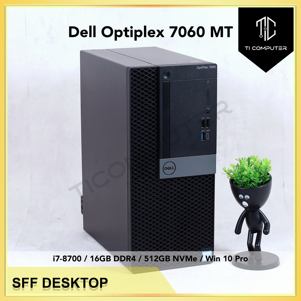 Dell Optiplex 7060 MT Intel Core i7-8700 3.2GHz 16GB DDR4 RAM 512GB ...