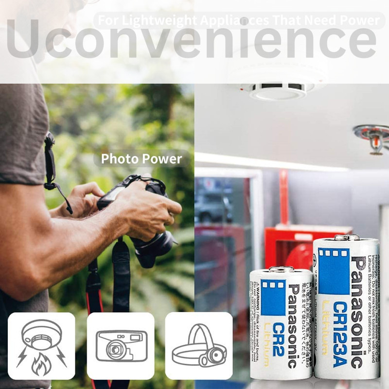 Panasonic CR2 Lithium /CR123A 3V Lithium Battery (1 pc) | Shopee Malaysia