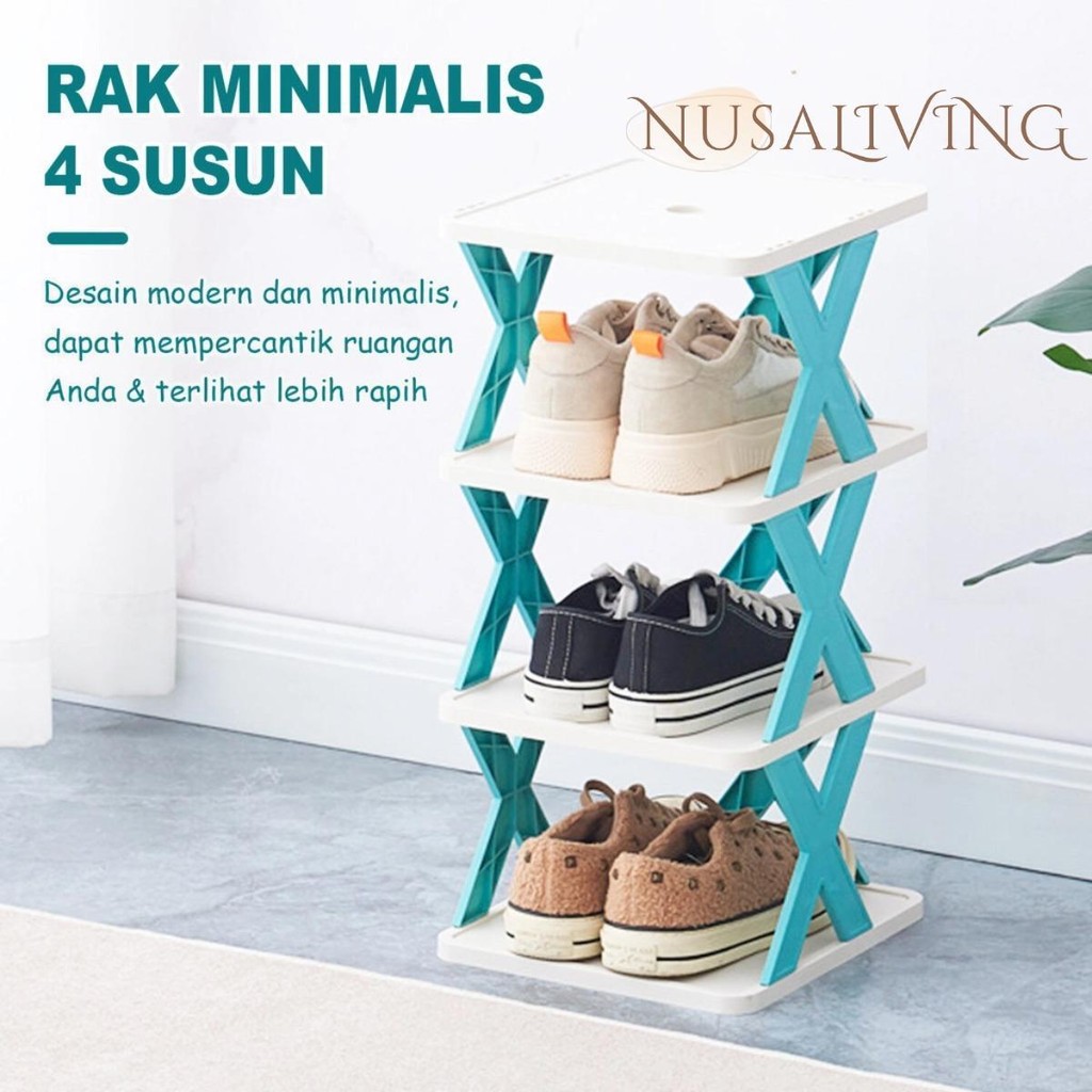 X shoe rack, stackable shoe rack, sandal rack, sandal rack, multi ...
