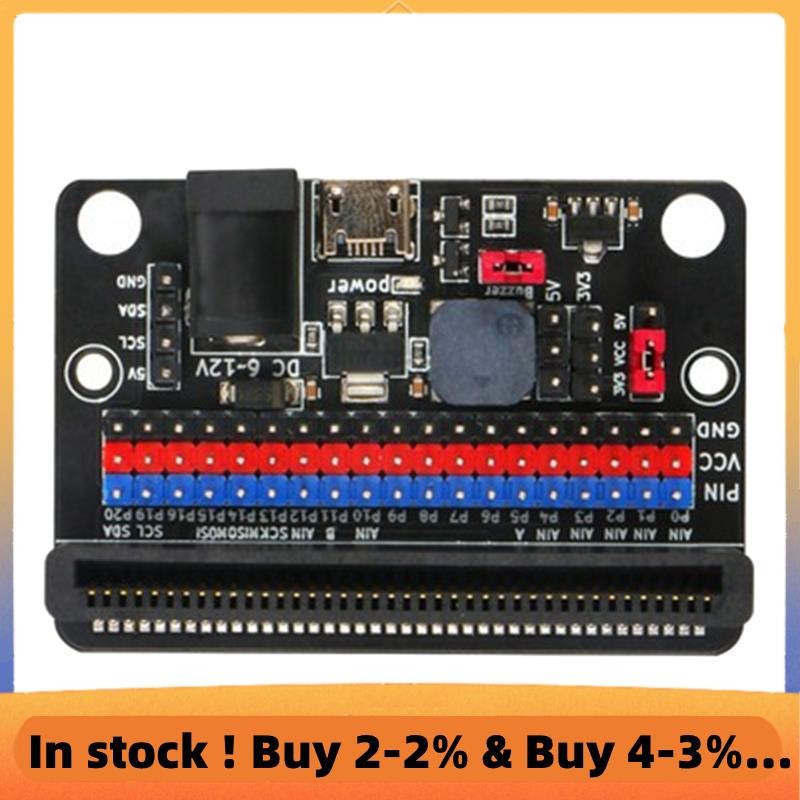 1Pcs Expansion Board for Microbit GPIO Expansion Python IO:Bit 5V with on Board Passive Buzzer ...