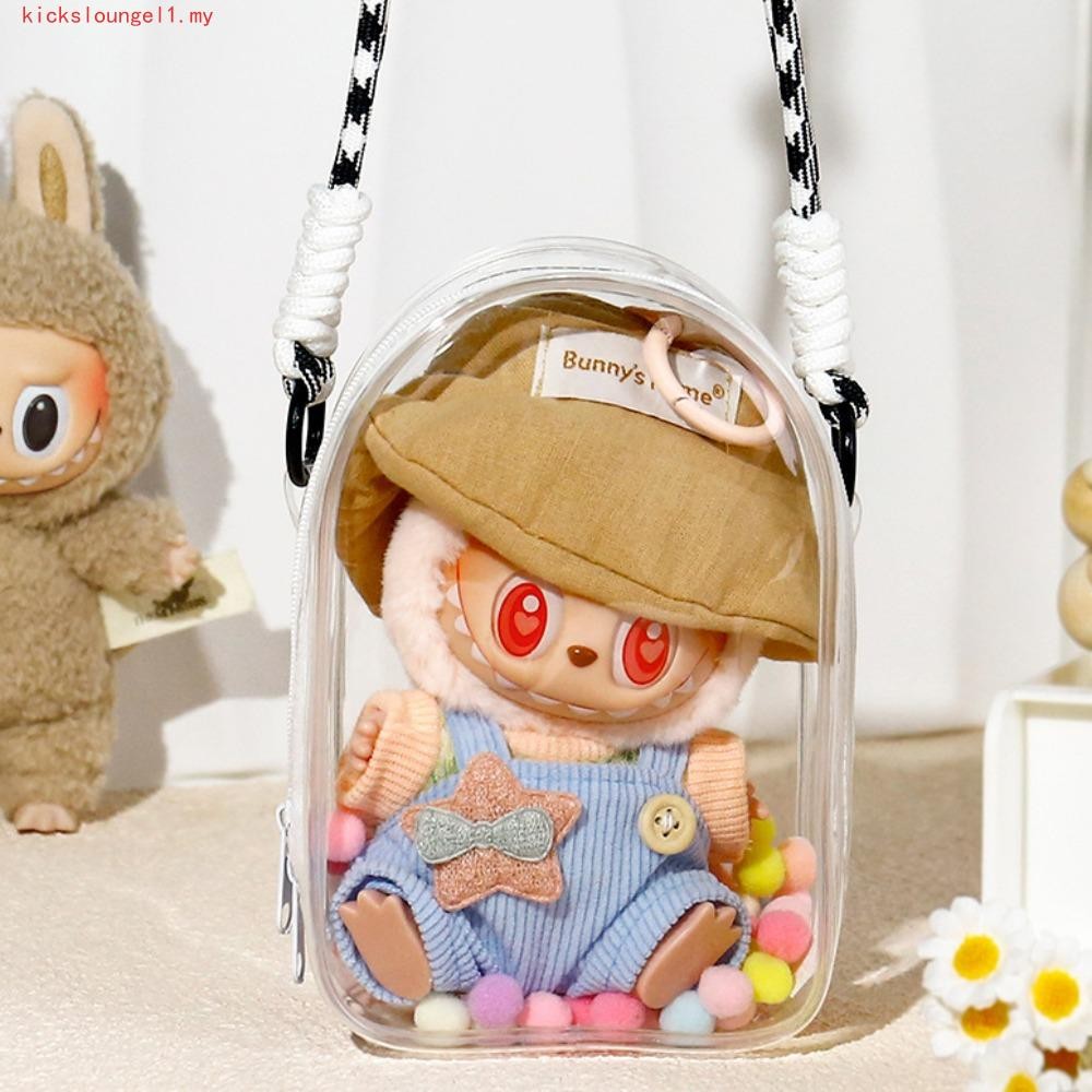 KICKSLOUNGEL Sitting Party Labubu Doll Bag, Crossbody Chain with ...