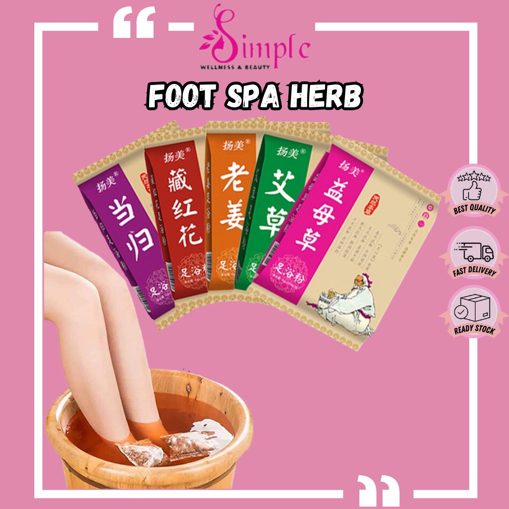 Herbs Foot Spa Powder Foot Treatment Foot Bath Foot Soak Ginger ...