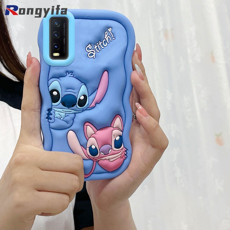 Cute Cartoon Stitch Soft Silicone Phone Case For Vivo Y20 Y20i Y20S ...