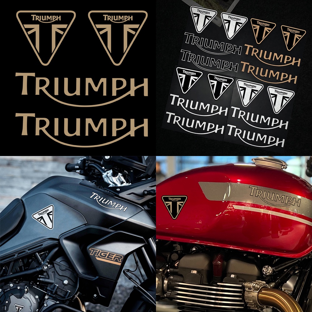 For Triumph Bobber Street Twin Logo Emblem Motorcycle Sticker Fuel Tank ...