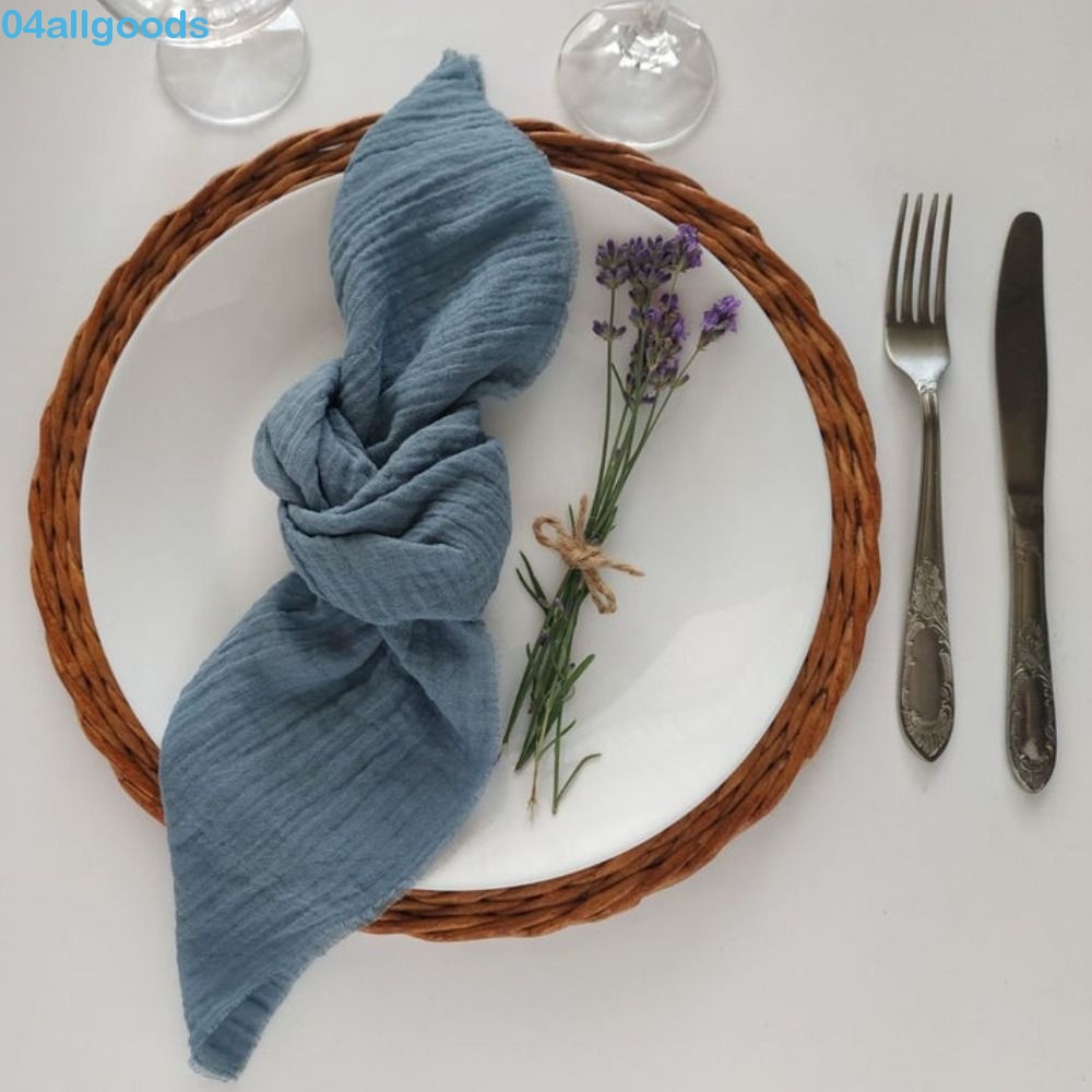ALLGOODS Napkin Various Colors Cotton Cloth Wedding Table Decoration ...