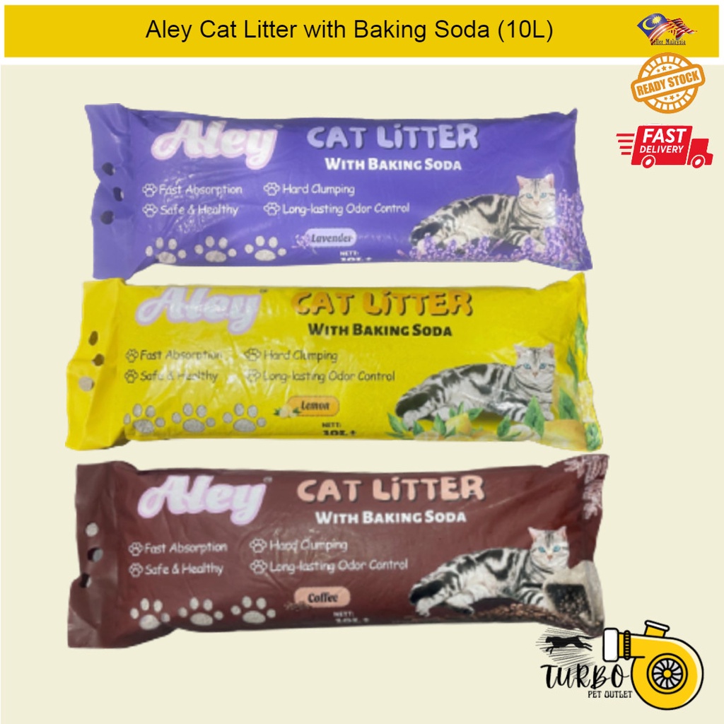 Aley Cat Litter with Baking Soda-10L(Pasir Pillow) | Shopee Malaysia