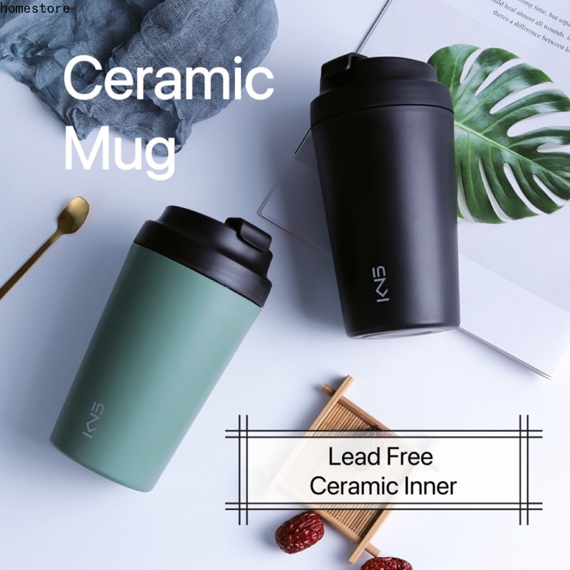 TQ Ceramic Thermos Cup ins Style Ceramic Accompanying Cup Office Cup ...