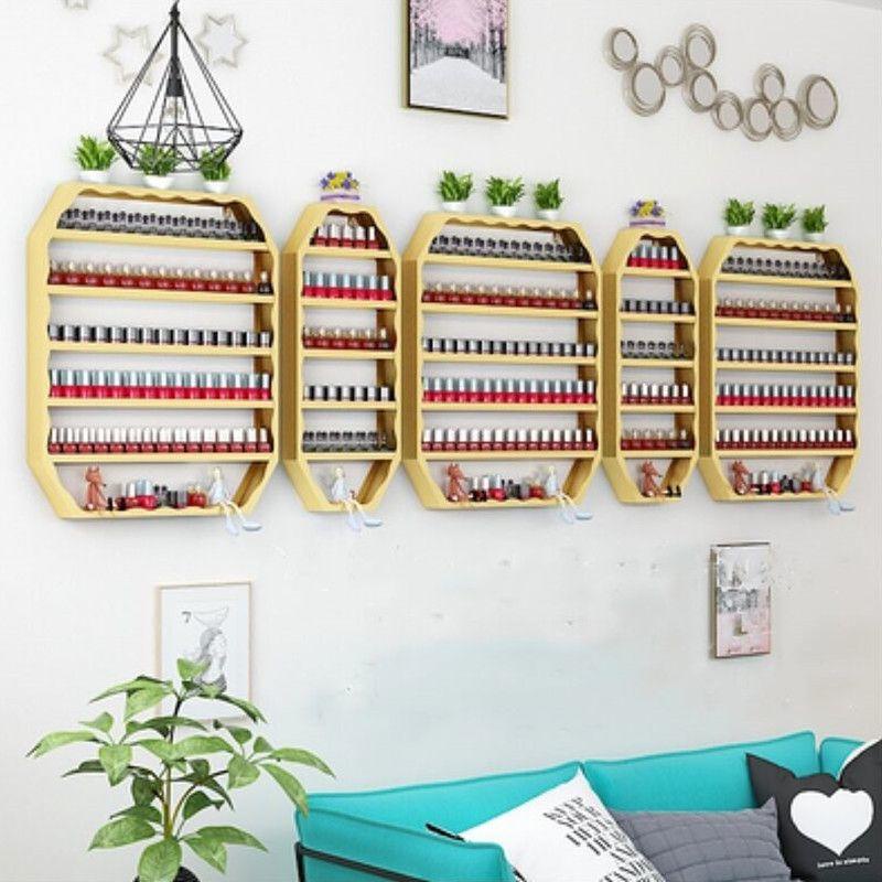 Influencer Manicure Display Rack Wall-Hanging Nail Polish Glue Display ...