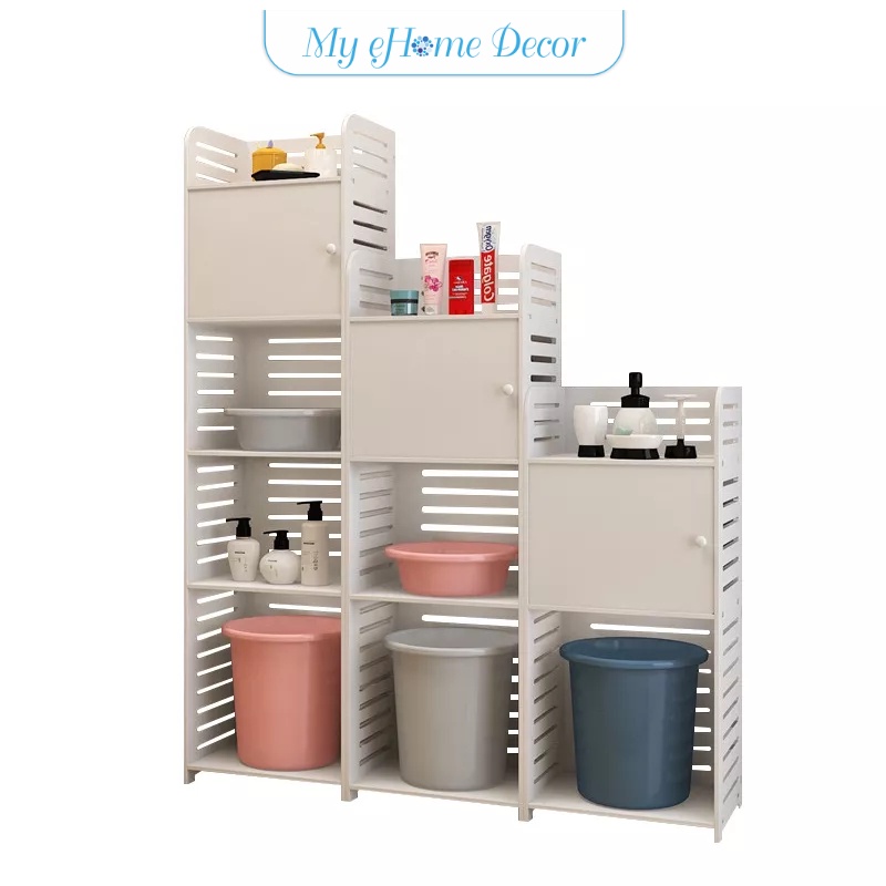Bathroom waterproof floor rack shampoo storage rack laundry detergent ...