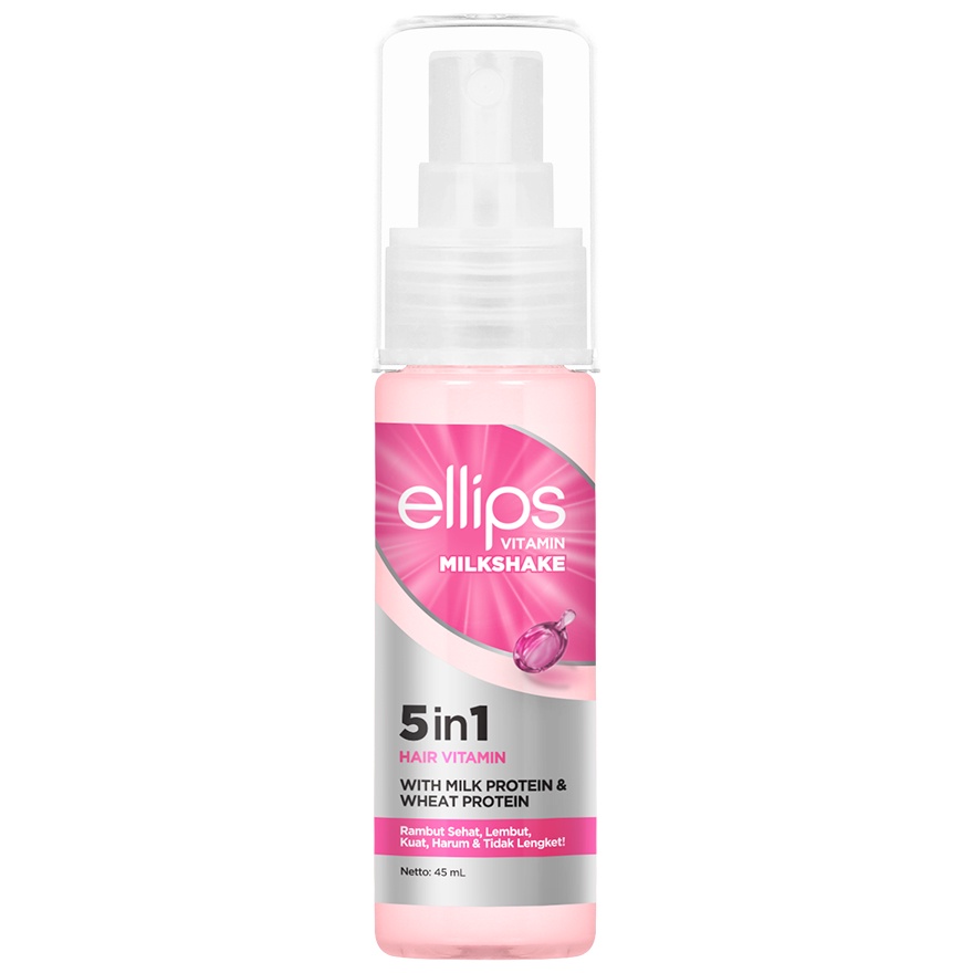 ELLIPS 5 in 1 Hair Vitamin Milkshake 45ml | Shopee Malaysia