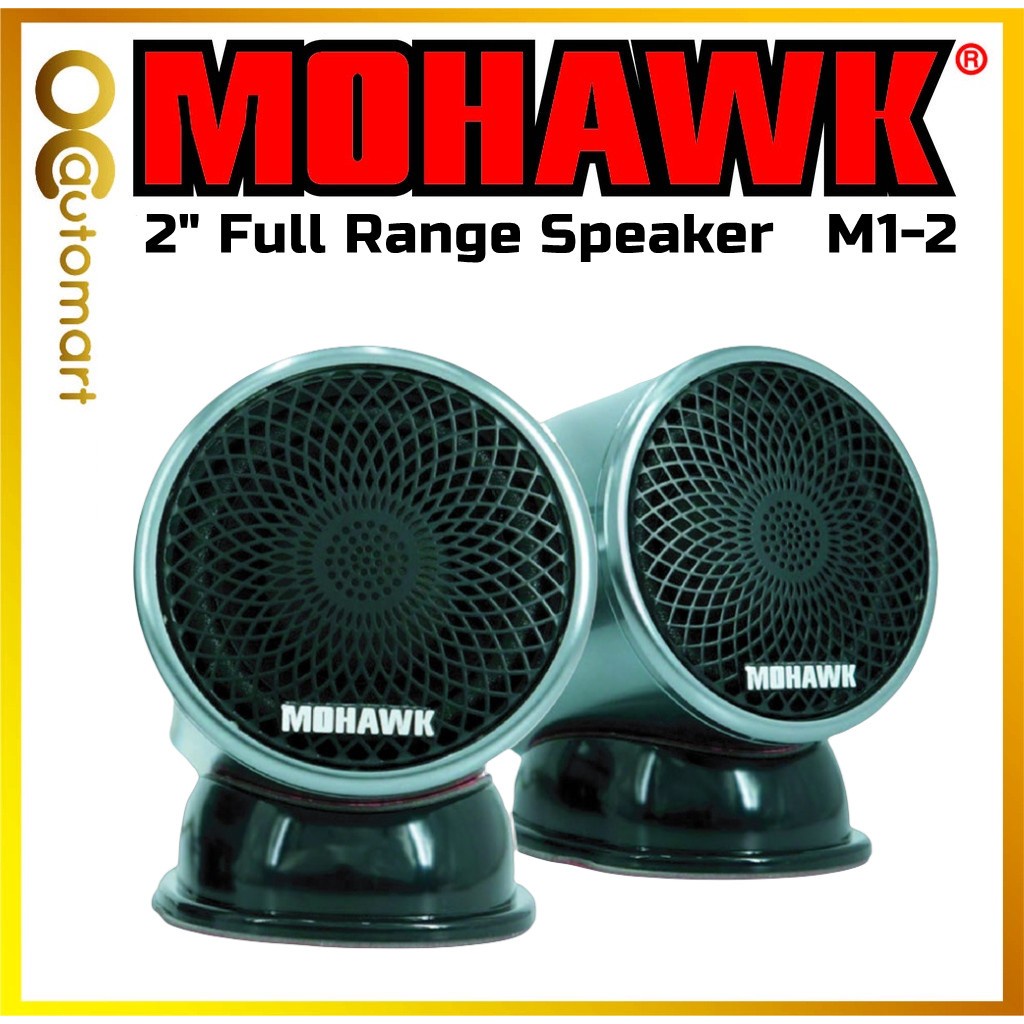 Mohawk 2 Inch Full Range Speaker M1-2 Silver Series Fullrange With Bass | Shopee Malaysia