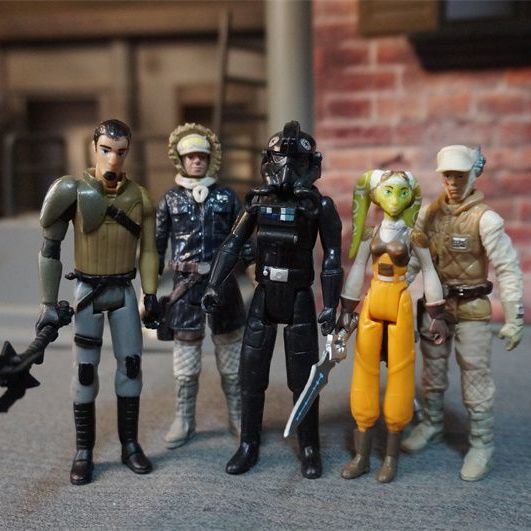 Genuine Bulk Star Wars 12cm 1: 18 Action Figure Toy Model Figure ...