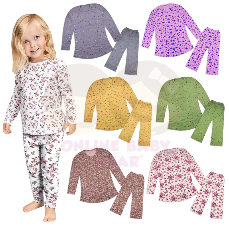 (7Y-10Y) HM ENGLISH FLORAL Palazzo Set Pleated Knitwear Long Sleeve Shirt (7Y-10Y) - Random ...