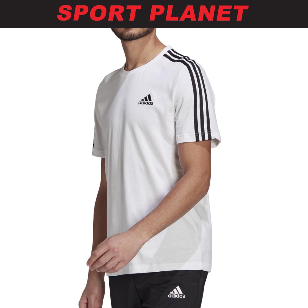 adidas Men Essentials 3-Stripes Tee Shirt Baju Lelaki (GL3733) Sport ...