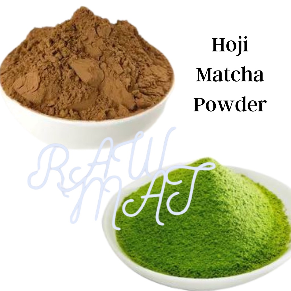 Hoji Matcha Powder 焙抹茶 焙茶の抹茶 Hojicha + Matcha / - Shizuoka Teh Hijau 宇治 ...