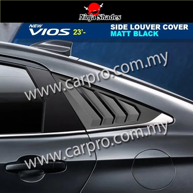 Toyota Vios 2023 NGC102 Rear Side Louver Cover Mustang Cover Rear Door ...