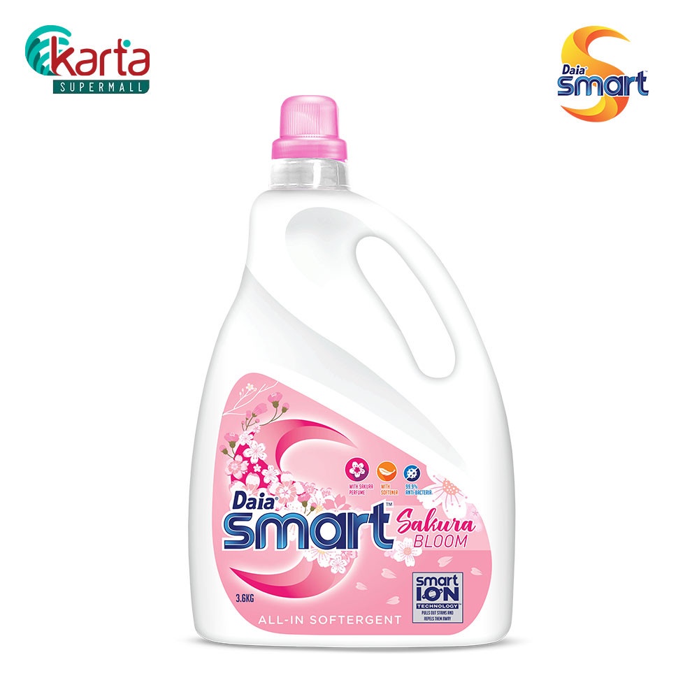 Daia Smart Liquid Detergent All-In Softergent Sakura Bloom 3.6kg ...