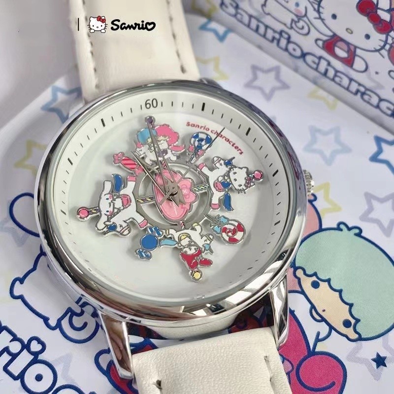 NEW Sanrio Watches Cute Cinnamoroll Watches for Kids Women Girls White ...
