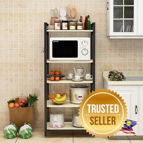 [LOCAL READY STOCK] 5 tier Multipurpose rack Medal Frame Compress Wood ...