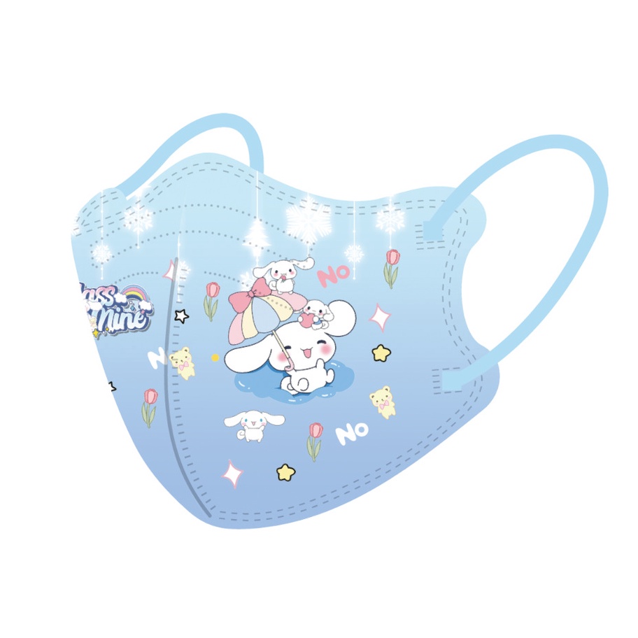 50pcs Sanrio Mask Cinnamoroll Mask Cute Cartoon 3D 4D Dust Mask for ...