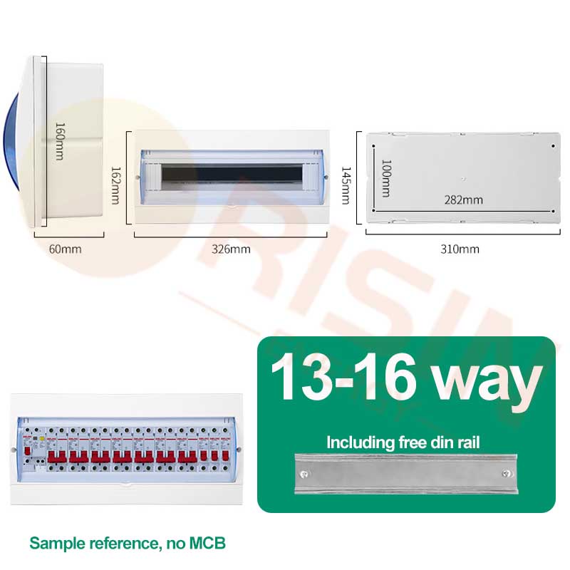 waterproof 2 way electric distribution box plastic distribution box ...