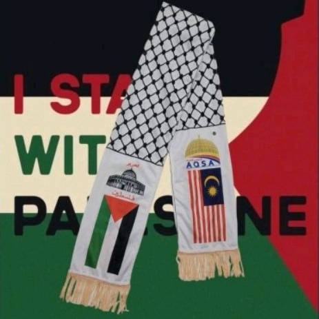 NEW design print 2 side mafla Palestin black white standard size ...