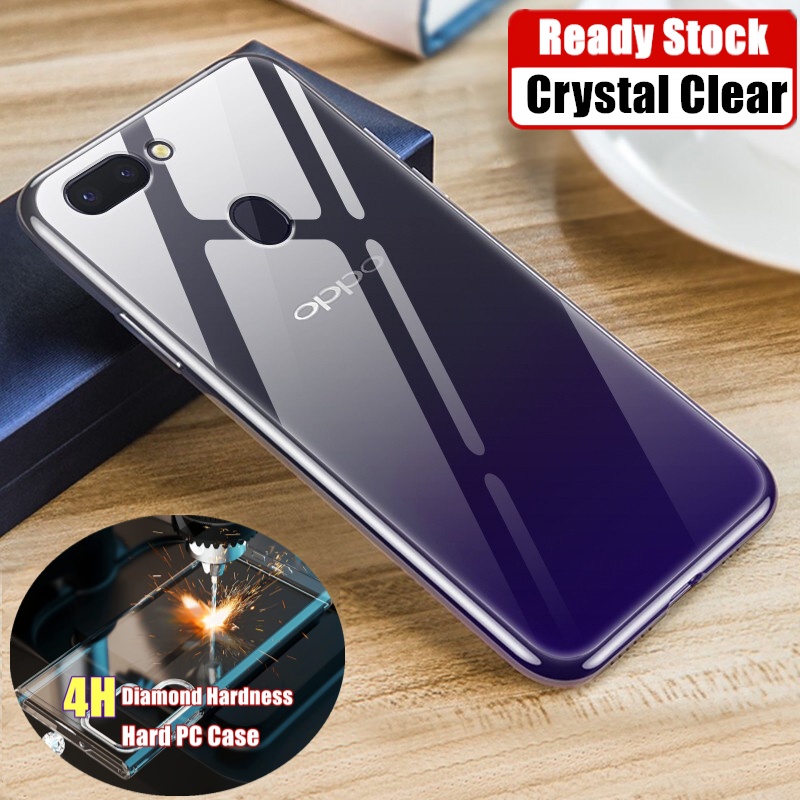 For OPPO R15 Pro CPH1831 Crystal Clear Sturdy Hard Acrylic Case Never ...