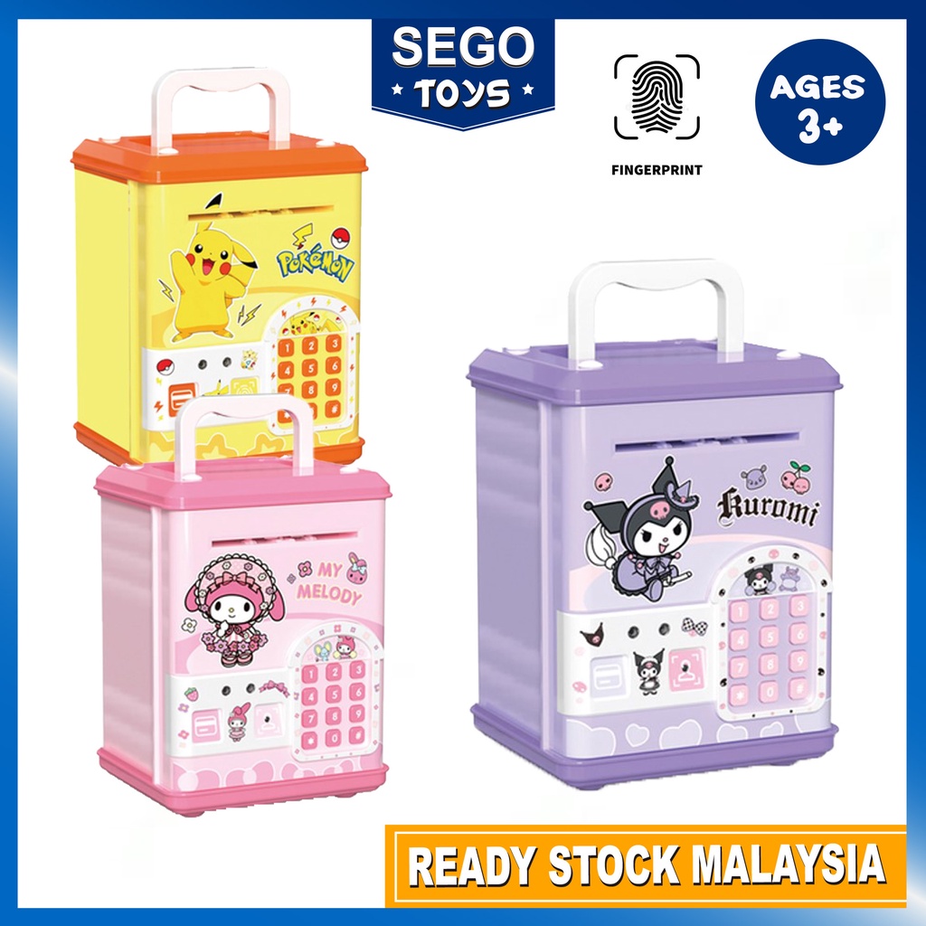 Tabung Kids Money Saving Box Piggy Bank Password Digital Money ...