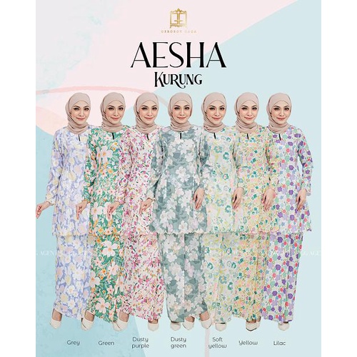 KURUNG AESHA BY GEROBOK GAGA | Shopee Malaysia