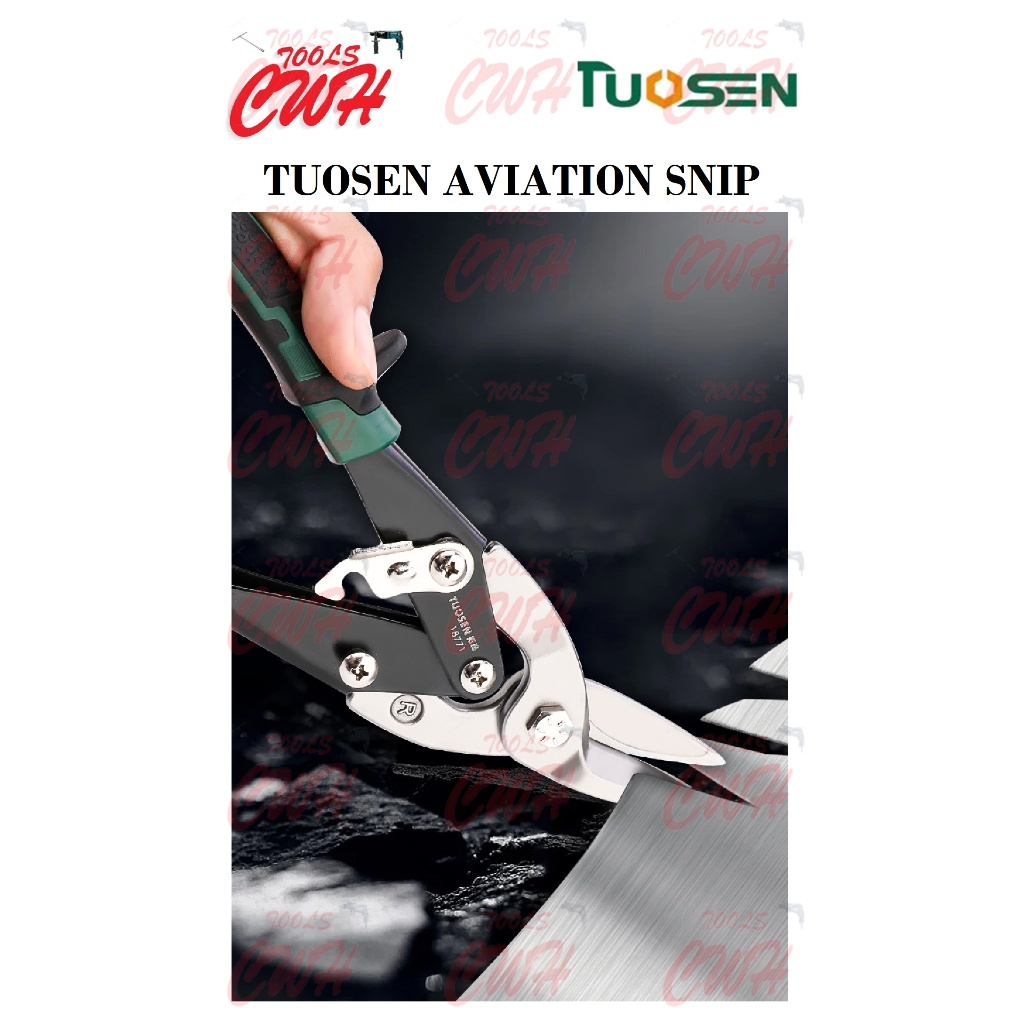 PRC TUOSEN 10" 250MM LEFT RIGHT STRAIGHT CUTE AVIATION SNIP TIN SNIPS ...