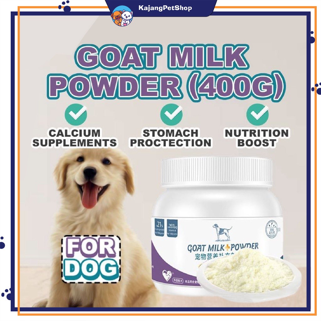 [KajangPetShop] Dog Goat Milk Powder 400g Cat Kitten Puppy Milk Powder ...