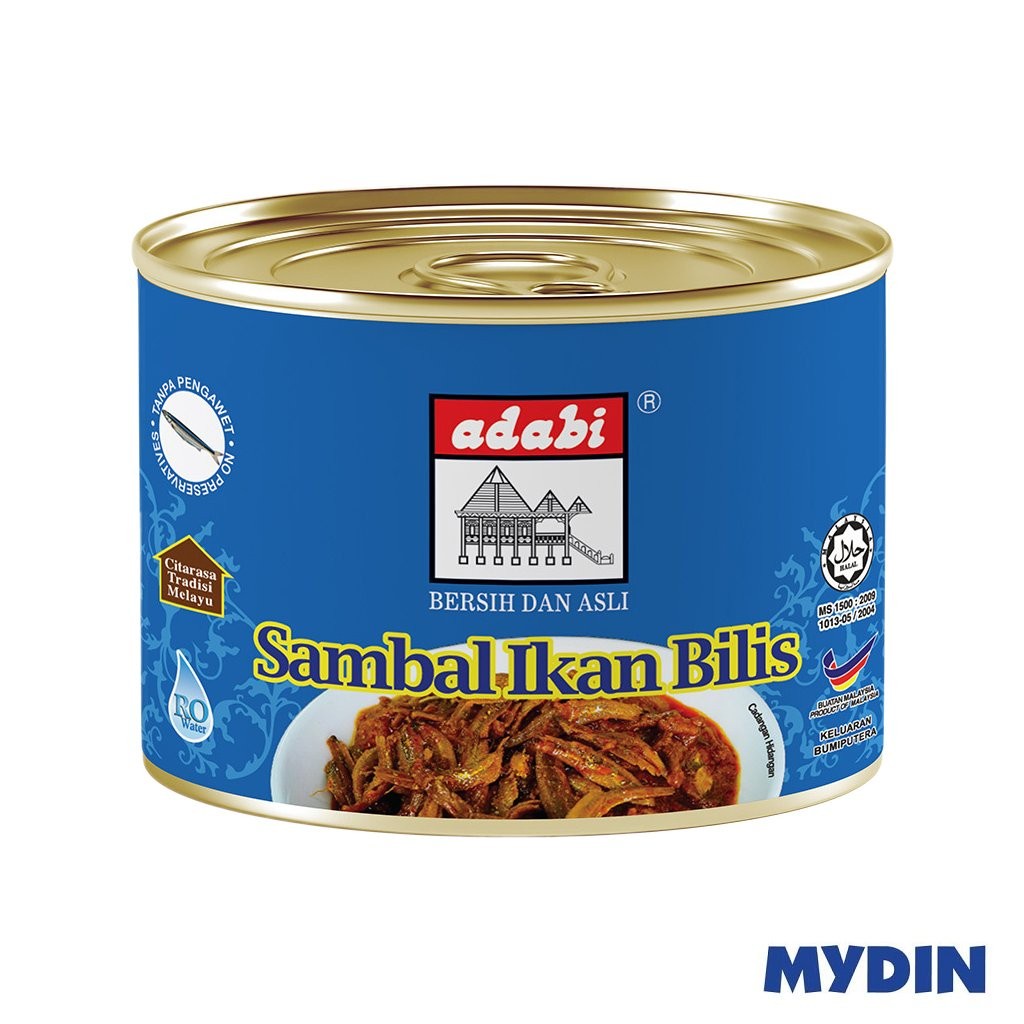 Adabi Sambal Ikan Bilis (160g) | Shopee Malaysia