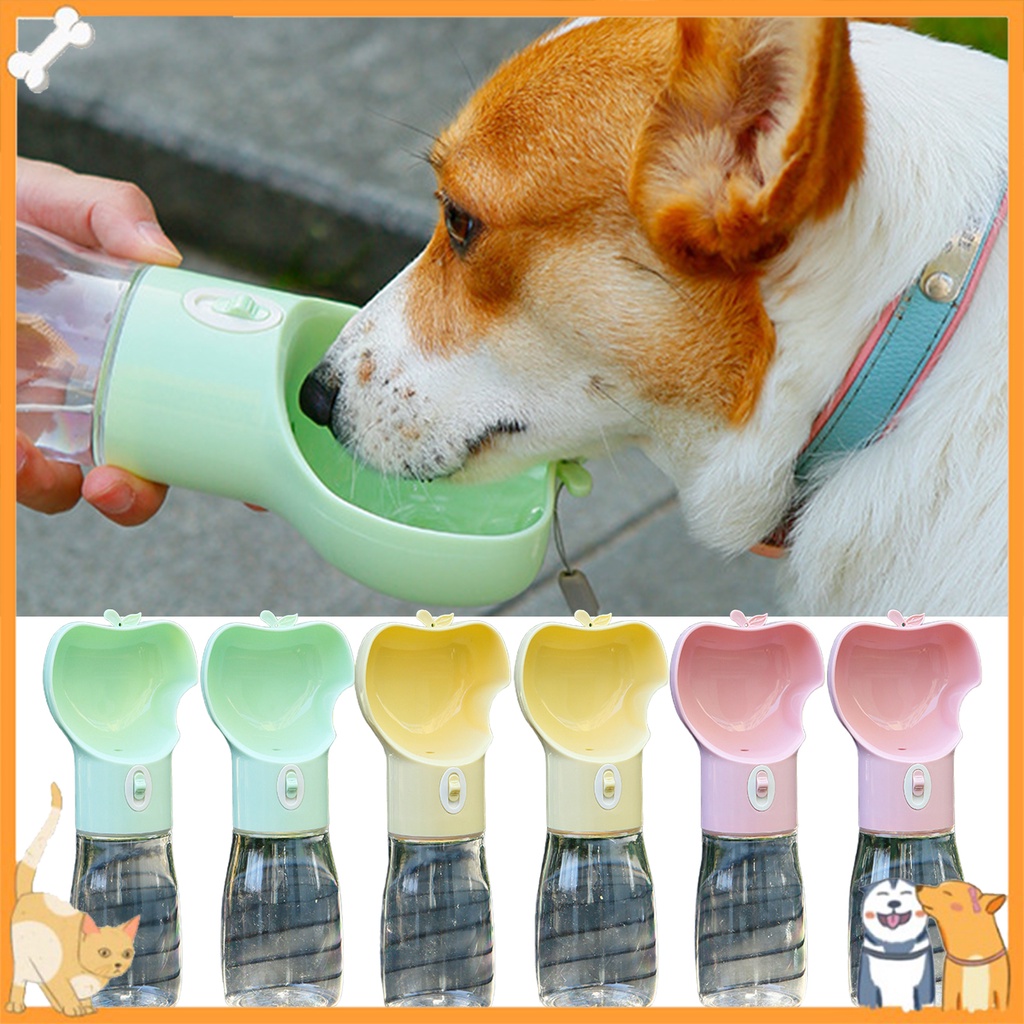 [vip]380ML/550ML Portable Pet Water Bottle Reflowable Segmented Design Leak Proof Drinking ...