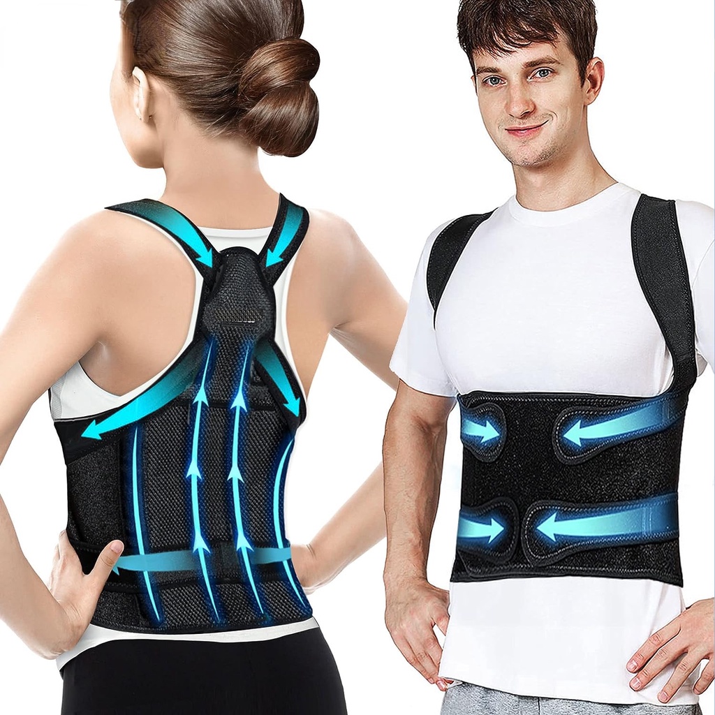 Fully Adjustable Scoliosis Back Brace Posture Corrector for Men and ...