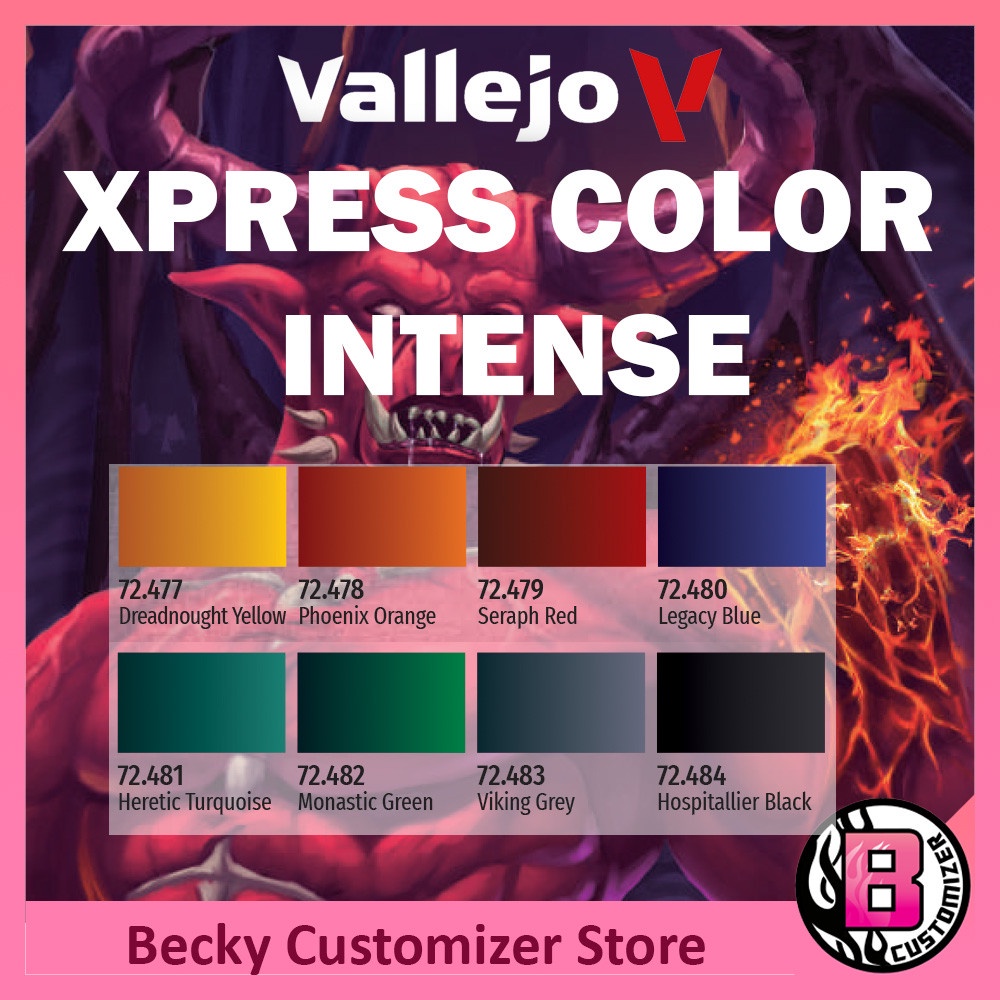 Vallejo Game Color Xpress Color Intense (18ml) | Shopee Malaysia
