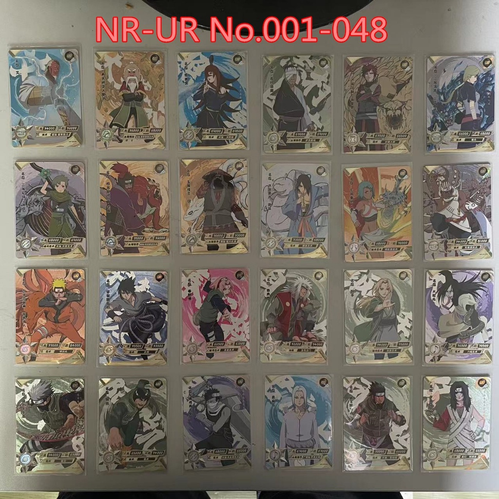 Kayou Naruto Card UR Full Set Naruto Card NR-UR No.001-114 Integration Suit(Part.1 No.001-048 ...