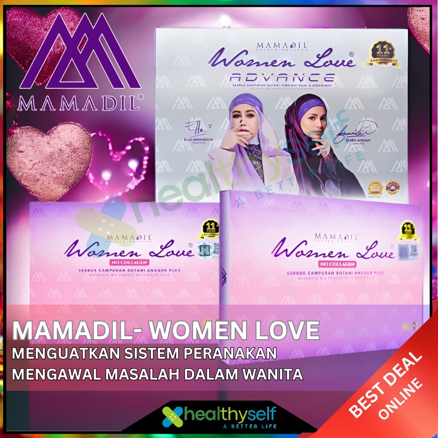MAMADIL WOMEN LOVE [Advance 30 | No Collagen] Kacip Fatimah Manjakani ...