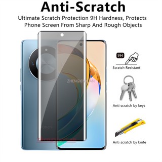 2in1 Curved Privacy Screen Protector For Honor Magic 6 Pro Magic6 5 5Pro Magic6pro Tempered ...