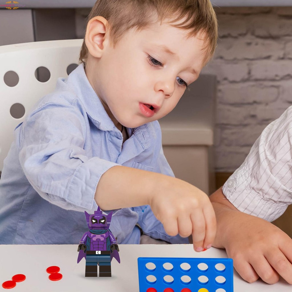 Cartoon Hero Figure Building Blocks Montessori Logic Training Blocks ...