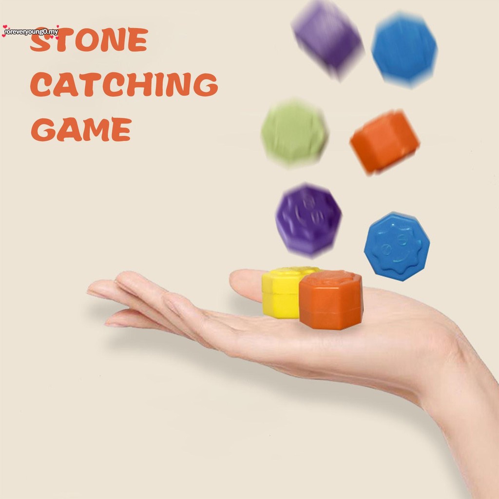 Traditional Jack Pebble Stone Gonggi Game Stone Catching Game Hand Eye ...