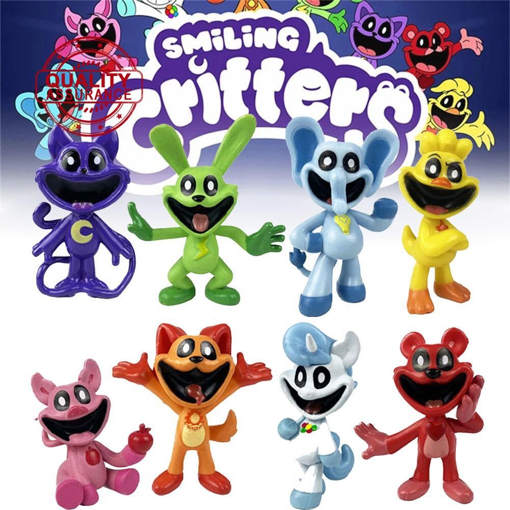 Set Smiling Critters Figure Smiling Critters Cat Dog Catnat Figure ...