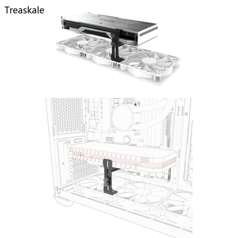 TREA GPU Support PC Graphics Card Support GPU Stand Mounted on Cooling ...