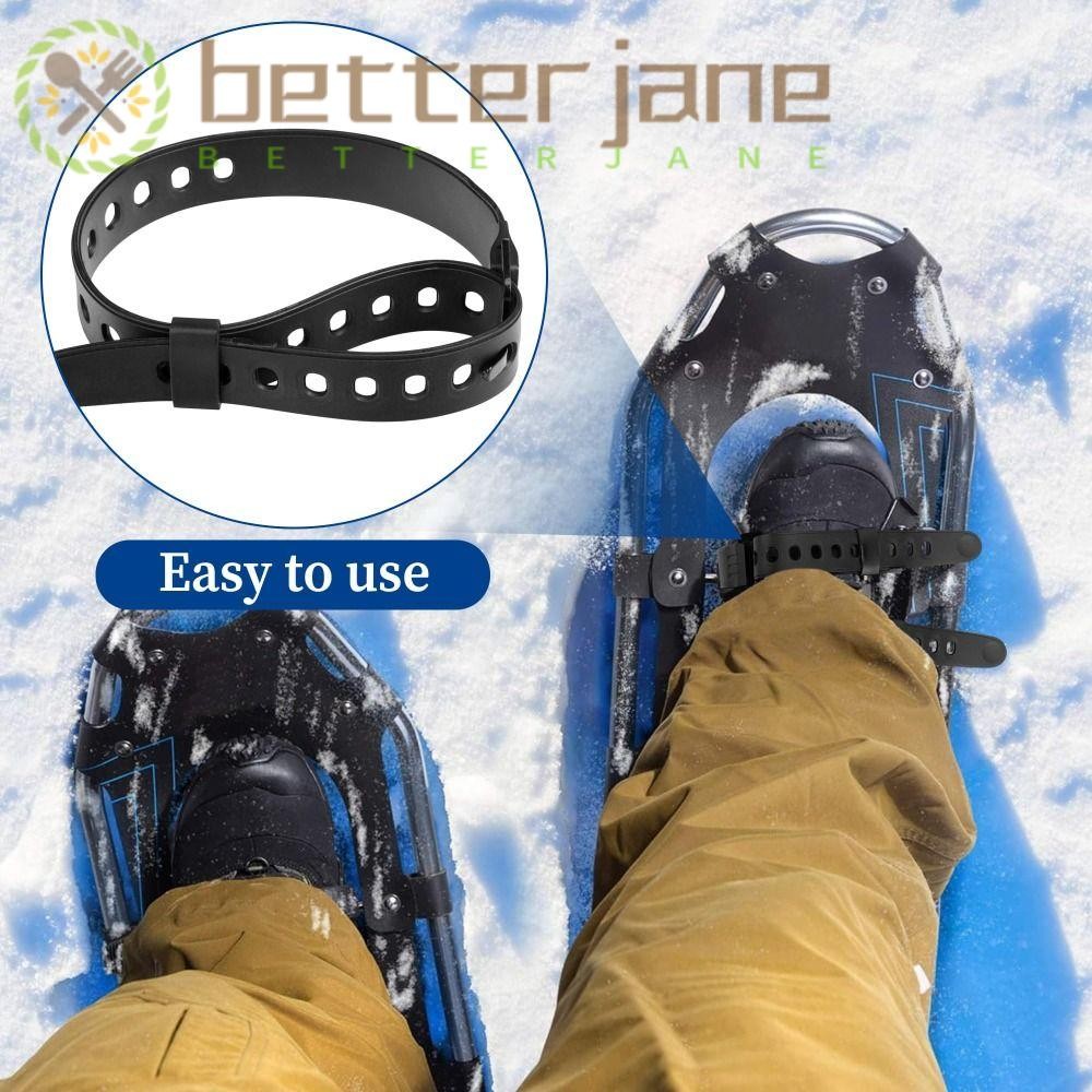 BETTER-JANE Snowshoe Bindings, Multipurpose Outdoor Snowshoe Strap ...