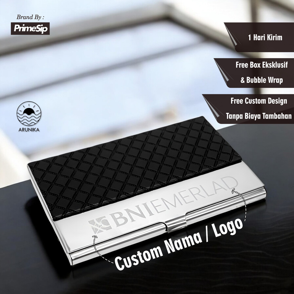 Custom Name Card Holder Stainless Name Card Holder Premium Exclusive ...