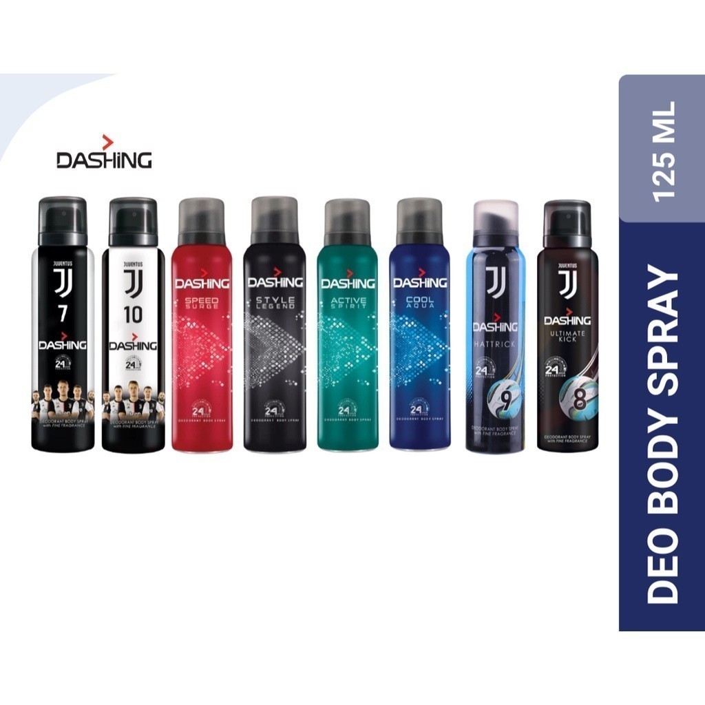 Dashing Deo Body Spray / Juventus Edition (125ml) - 8 Variants | Shopee ...