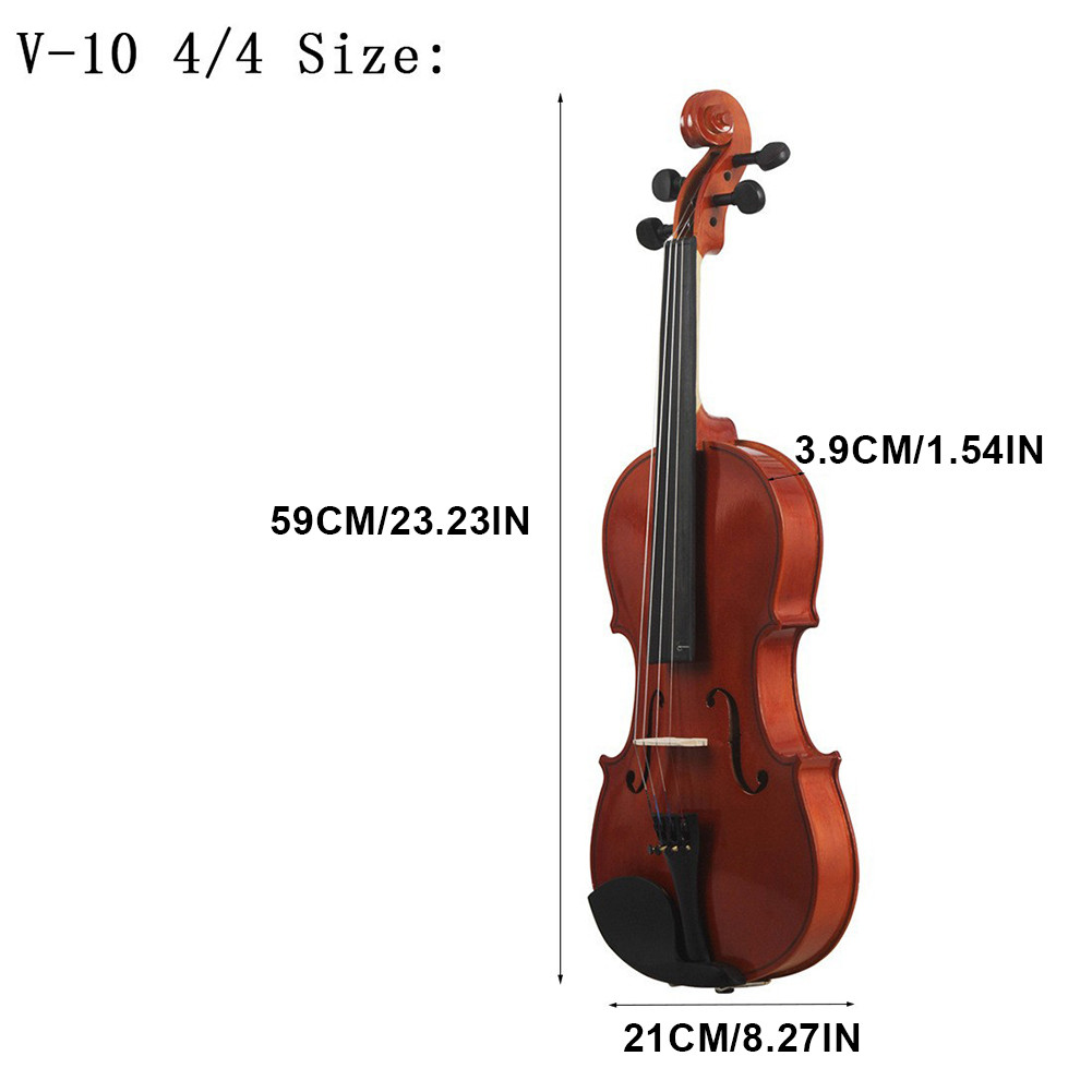[innersetting.my] Violin 4/4 Full Size Kit with Case Violin Fiddle Set ...